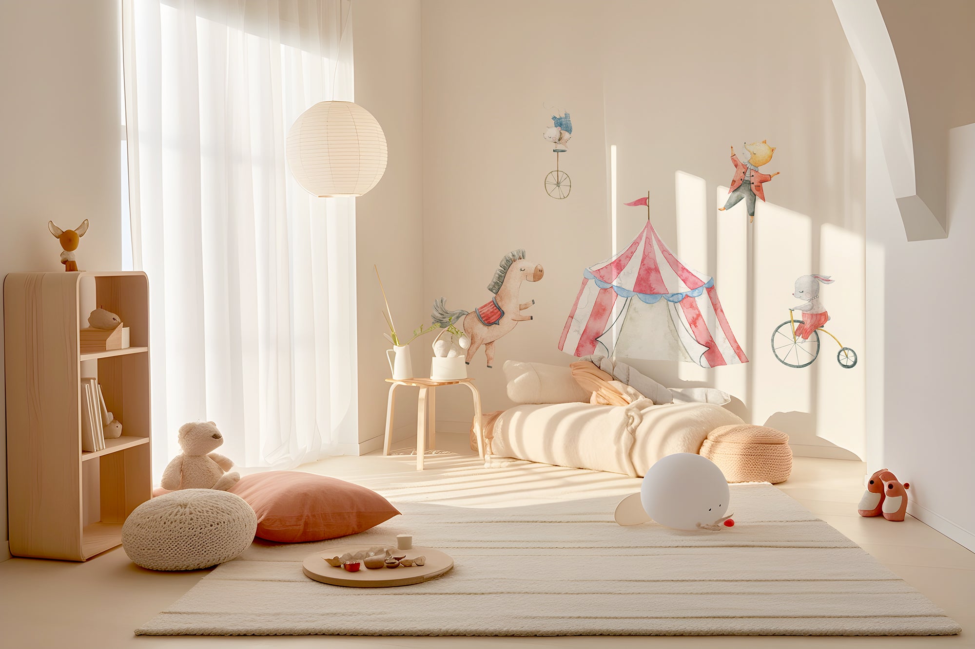 Joyful Circus Wall Sticker for children – DODO Design - Wall Art