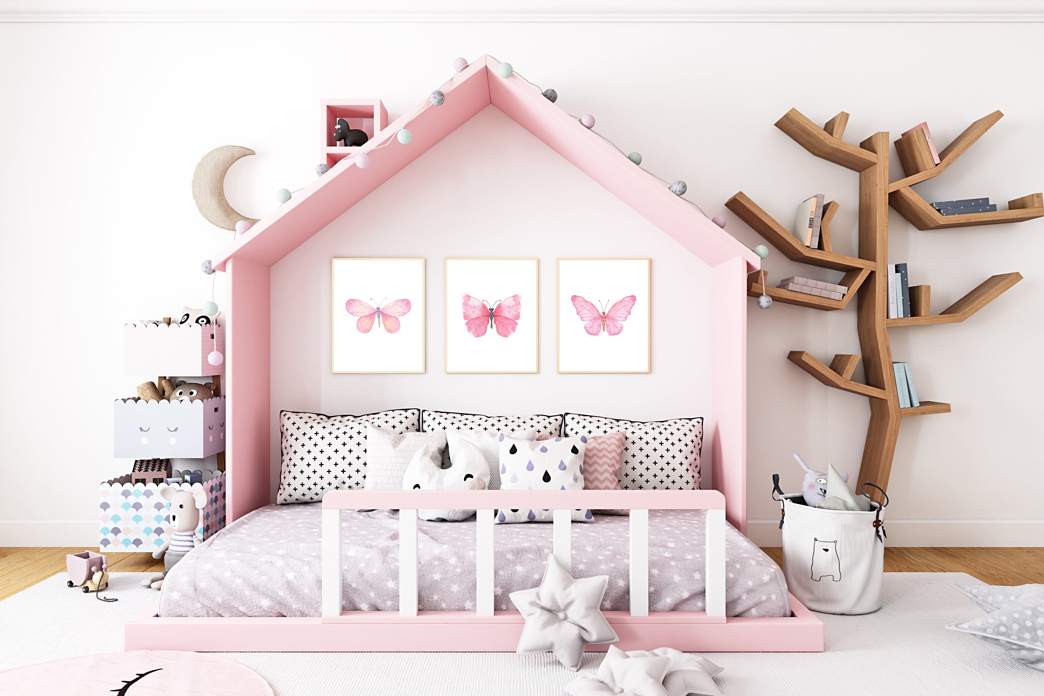 Cherry Blossom Poster for children – DODO Design - Wall Art